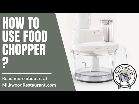How to Properly Use a Food Chopper – A Guide for Beginners
