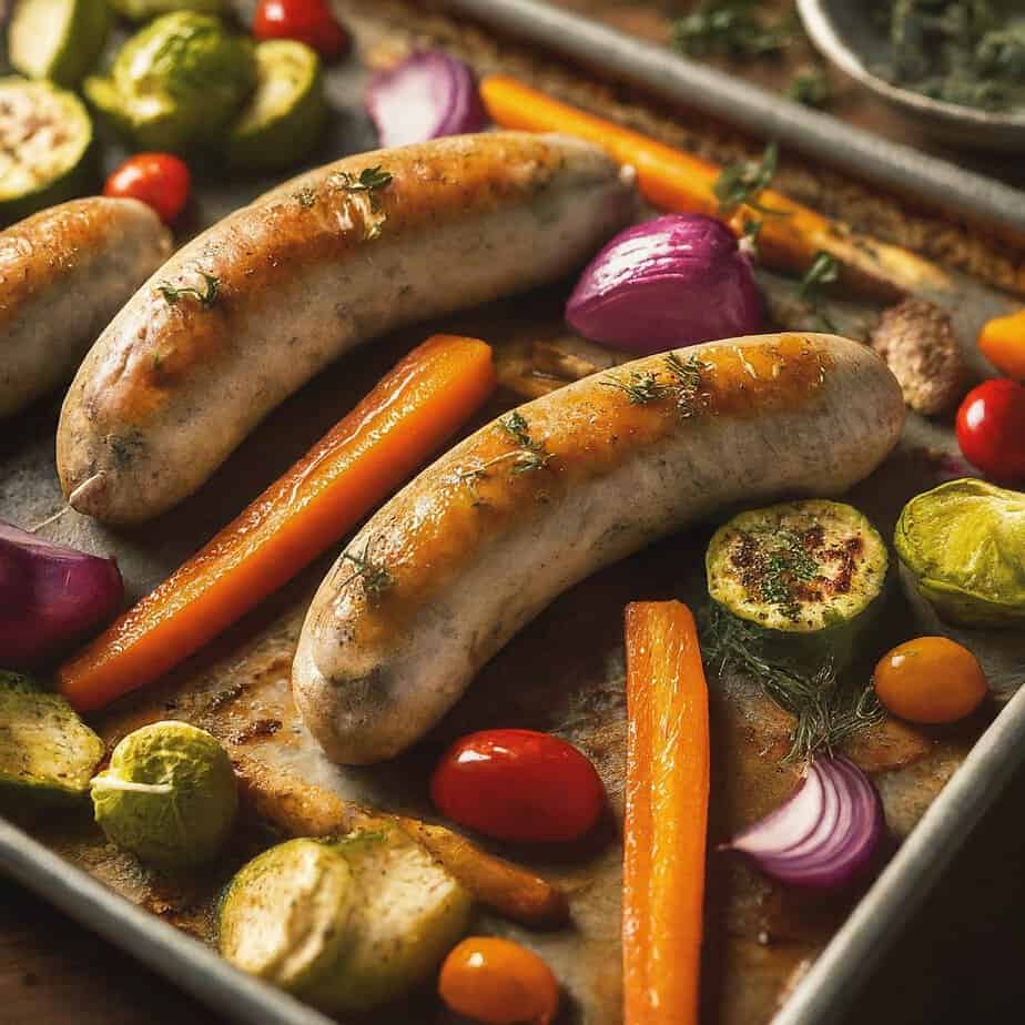 Thyme-Roasted Chicken Sausage: Herbaceous and Savory