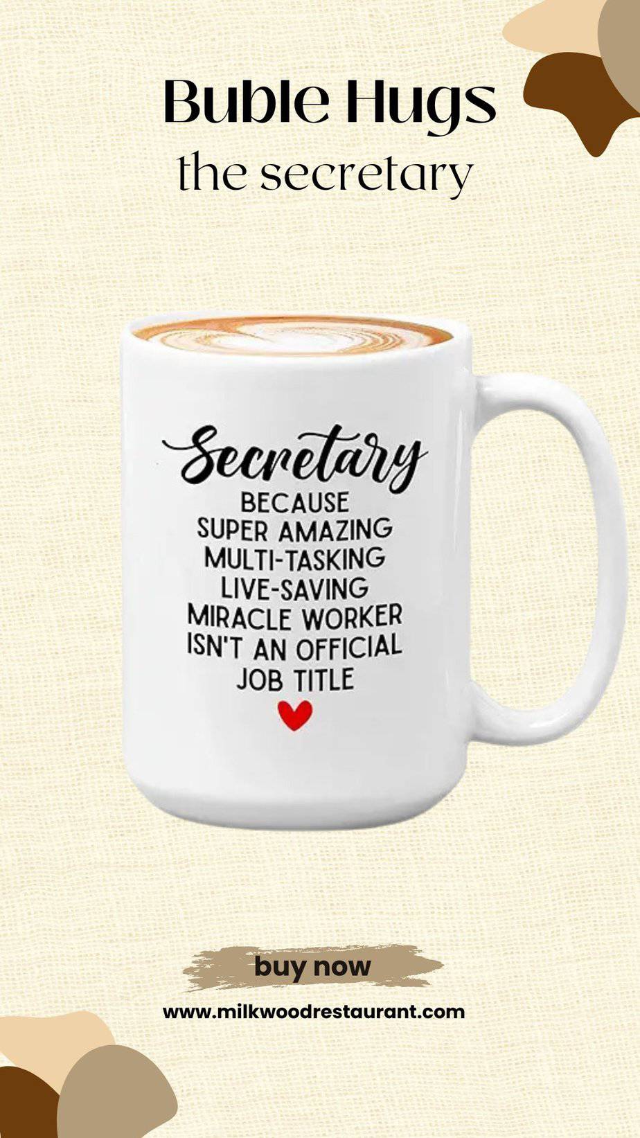 5 Unique Secretary Quote Mugs: Celebrate Your Day with a Sip of Wit and ...