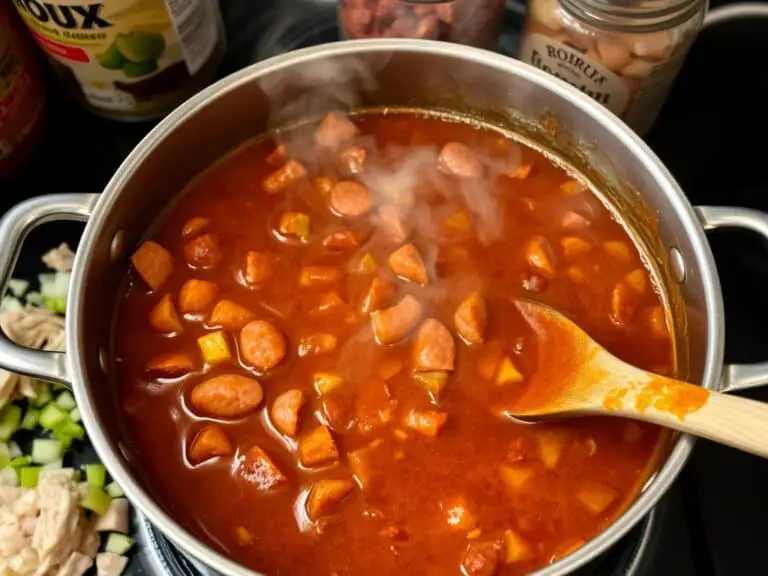 Chicken Sausage Gumbo with Jar Roux: Quick and Flavorful